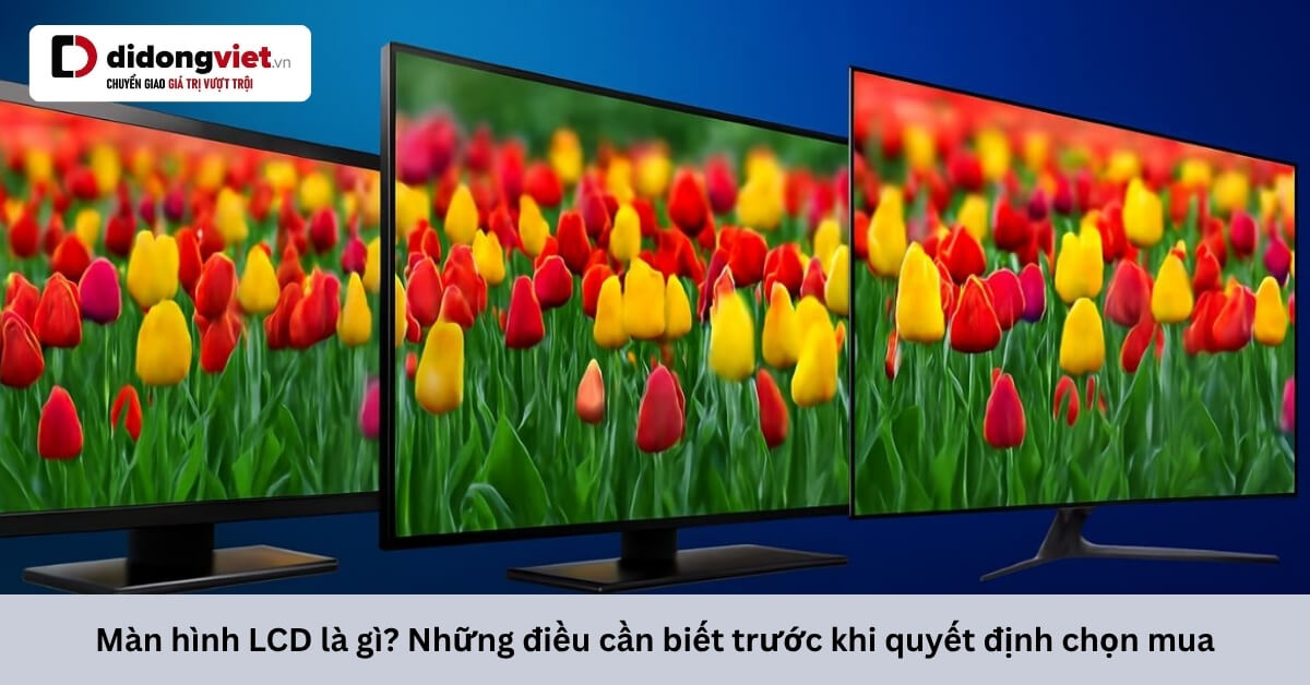 Màn hình LCD là gì? Ưu nhược điểm và lưu ý khi chọn mua