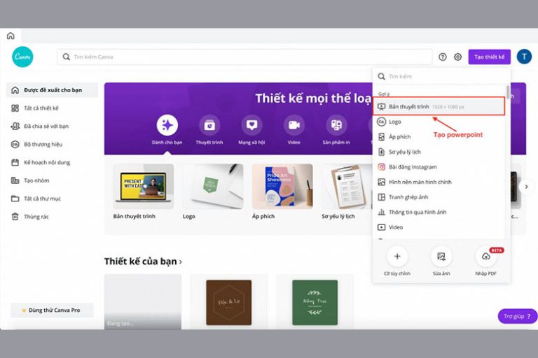 Cách sử dụng Canva trên điện thoại, máy tính chi tiết từ A-Z