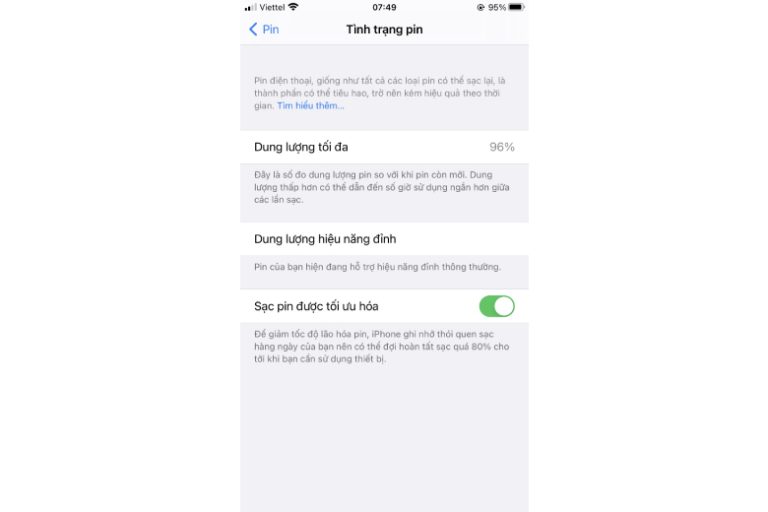 Cách kiểm tra tình trạng chai pin trên iOS và iPadOS
