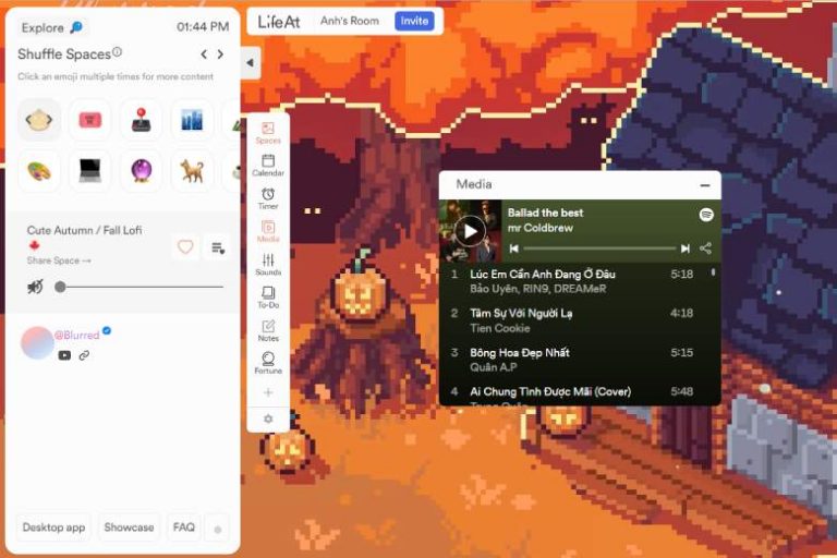 LifeAt.io – Web cực "chill" dành cho hội Work From Home