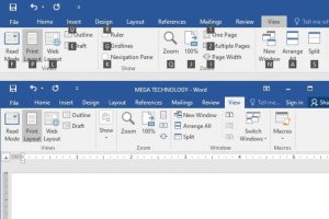Cách hiện thước trong Word - Bật/tắt thanh Ruler trong Word