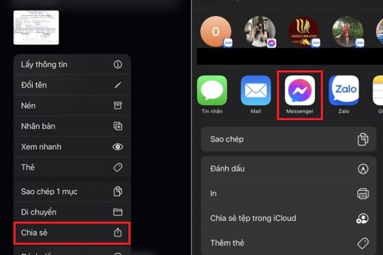 6 cách gửi file qua Messenger trên điện thoại, PC đơn giản