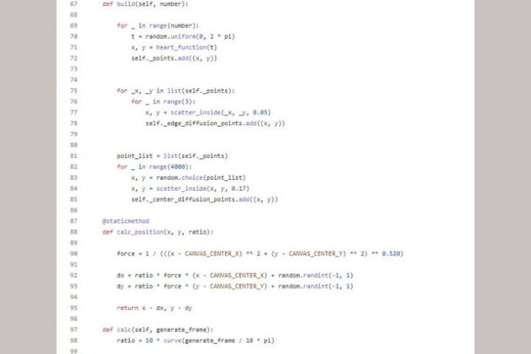 Cách làm code trái tim Python đơn giản cho người không biết