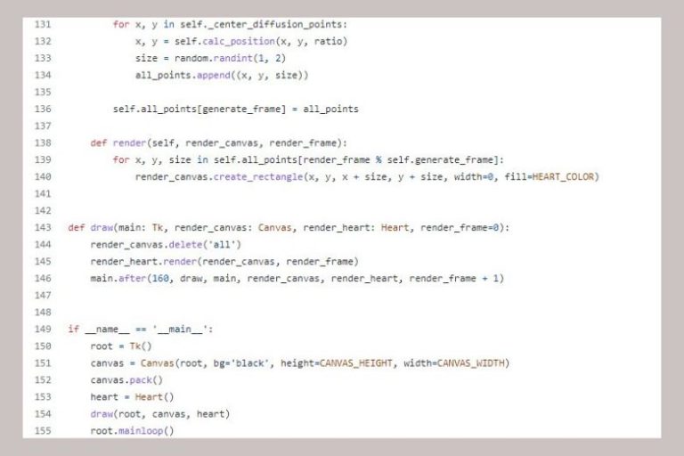 Cách làm code trái tim Python đơn giản cho người không biết