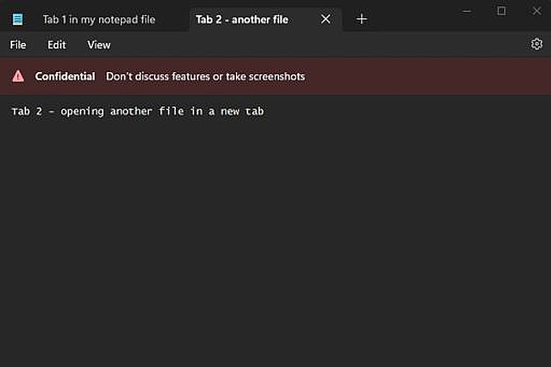  ng D ng Notepad Tr n Windows 11 ang Th Nghi m Giao Di n Th Tab M i
