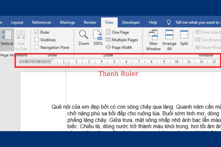 Cách Hiện Thước Trong Word Bậttắt Thanh Ruler Trong Word 