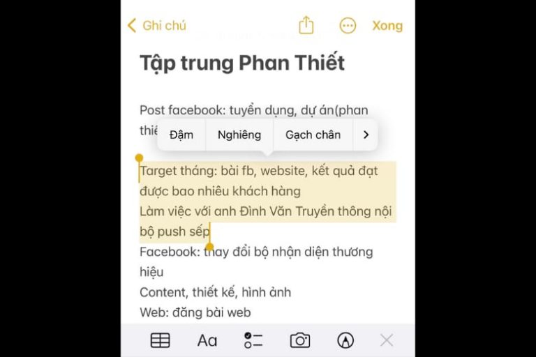 Hướng dẫn sử dụng ghi chú trên iPhone hiệu quả nên biết