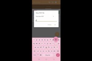Cách tạo File PDF trên điện thoại iPhone, Android