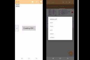Cách tạo File PDF trên điện thoại iPhone, Android