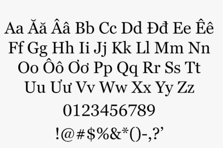 33+ Font chữ đẹp được dùng nhiều nhất [Có hỗ trợ tiếng Việt]