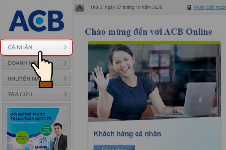 Quên mật khẩu ACB Online - Cách lấy lại mật khẩu cực dễ