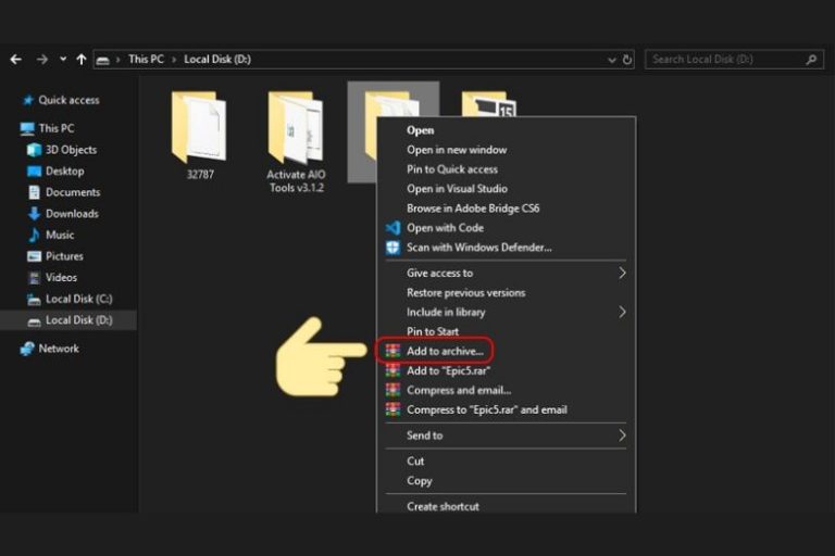 Hướng dẫn cách nén và giải nén file RAR, ZIP, PDF đơn giản