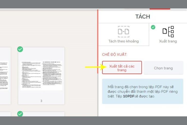 Cách tách file PDF theo trang hoặc theo phần: Hướng dẫn chi tiết