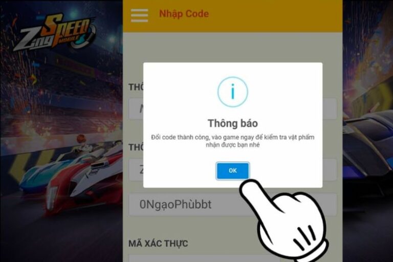 Code ZingSpeed Mobile mới nhất 12/06/2026 - Cách nhập