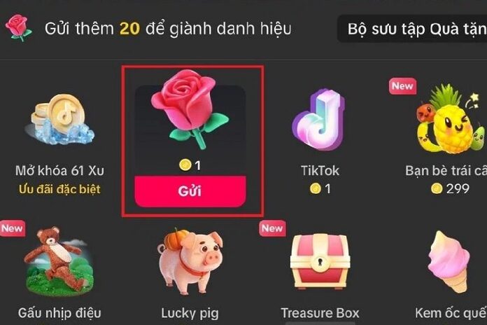 1 bông hồng TikTok bao nhiêu tiền? Cách tặng và nhận hoa