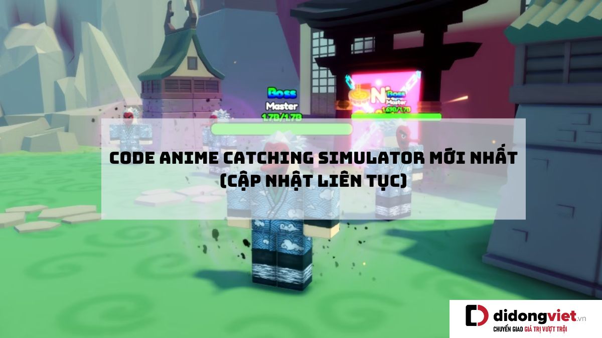 Code Anime Catching Simulator mới nhất -Cách nhập