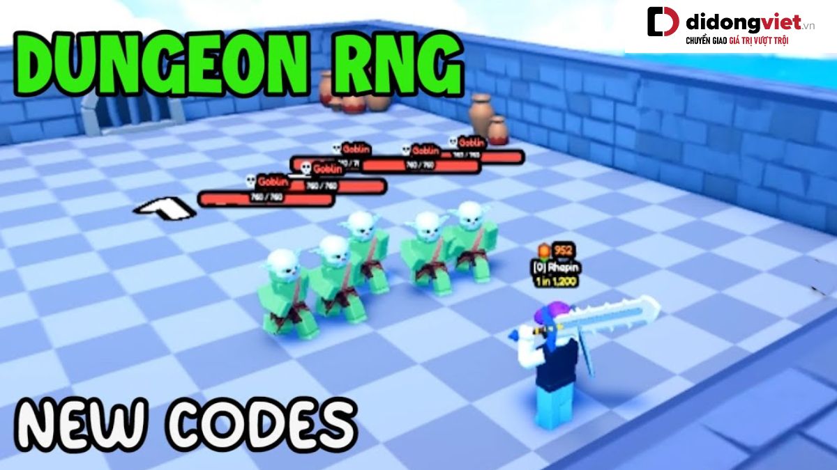 Code Dungeon RNG mới nhất update 17/10/2025 - Cách nhập