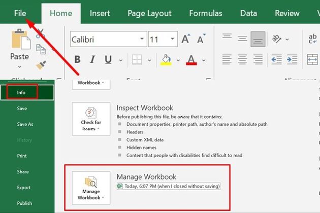 5 cách lấy lại file Excel chưa lưu (save) cực kỳ đơn giản