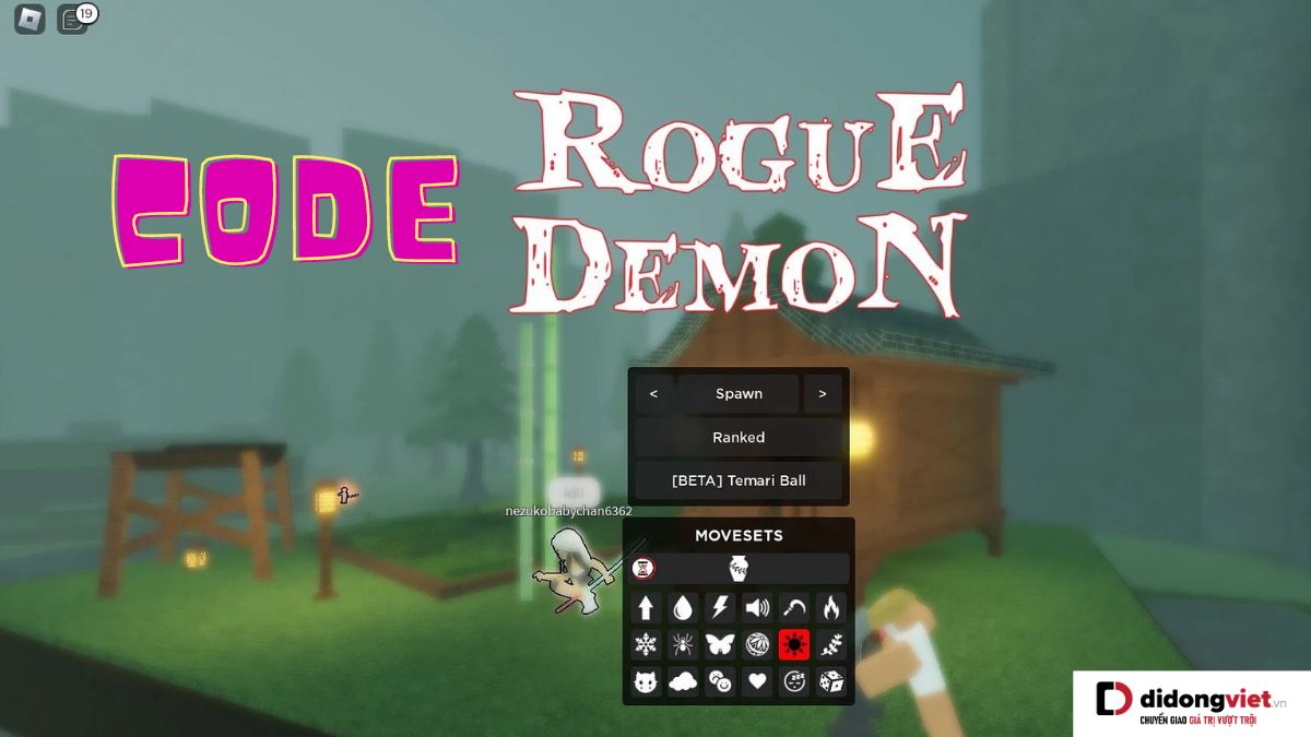 Code Rogue Demon Roblox mới nhất 06/03/2025 - Cách nhập