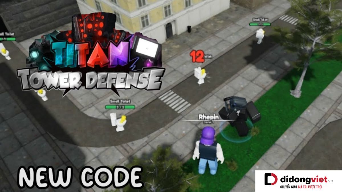 Code Titan Tower Defense Roblox mới 29/12/2025 - Cách nhập