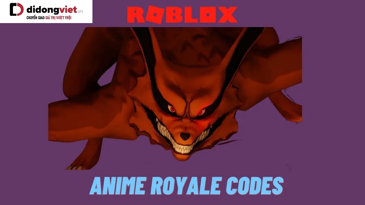 Code Anime Royale Roblox mới nhất 10/08/2025 - Cách nhập