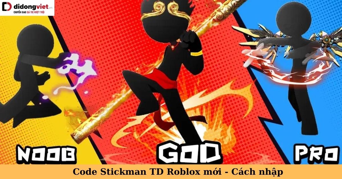Code Stickman TD Roblox mới nhất 20/10/2025 - Cách nhập