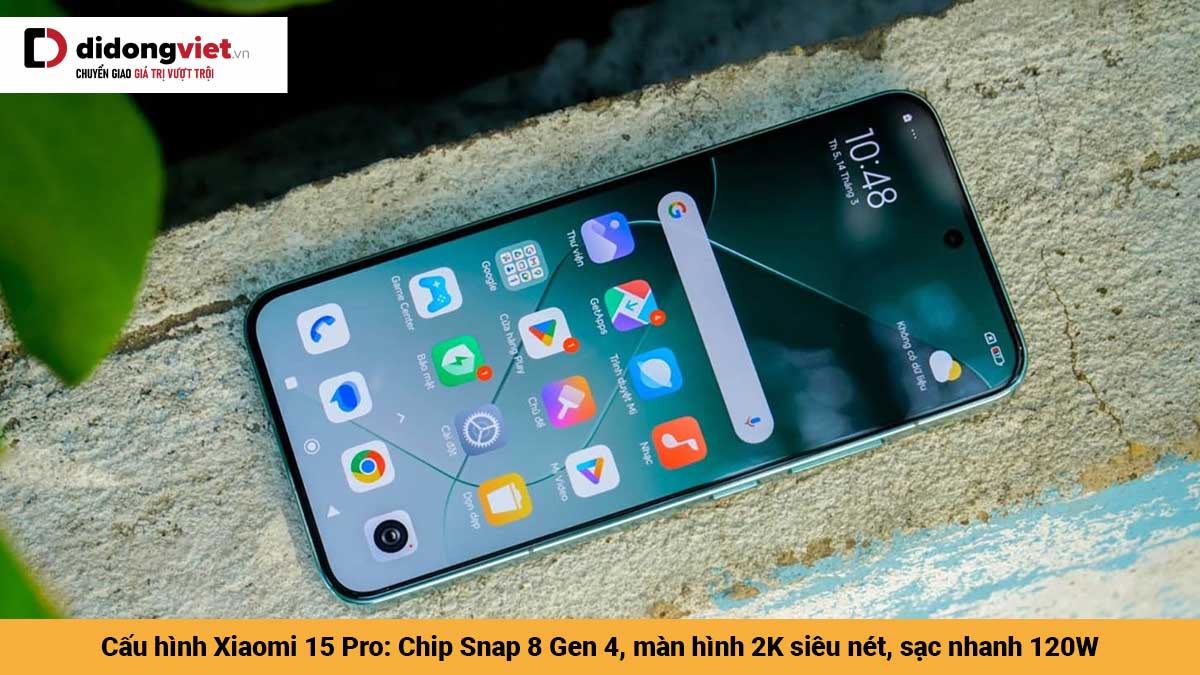 Cáº U Hã Nh Xiaomi 15 Pro Snap 8 Elite Mã N 2k Sáº C 90w