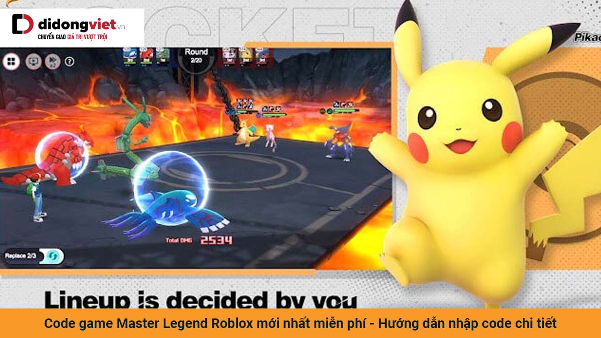 Code Master Legend Roblox mới nhất 04/11/2025 - Cách nhập
