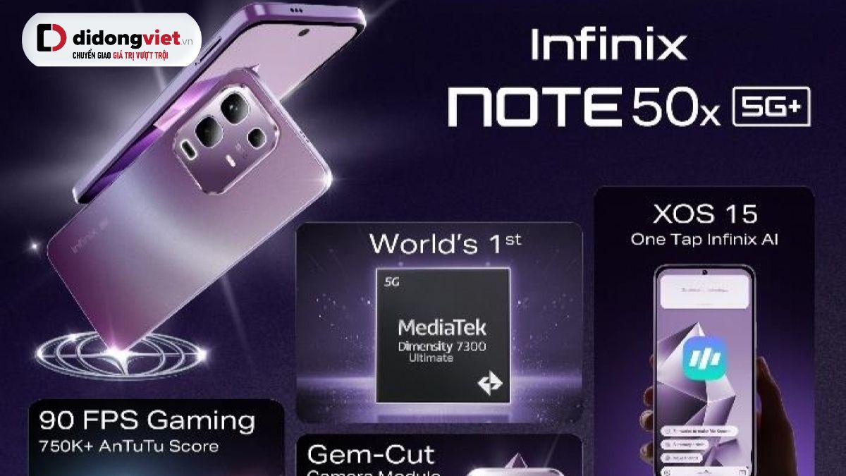Infinix Note 50x Chính Thức Ra Mắt Với Chip Dimensity 7300 Ultimate ...