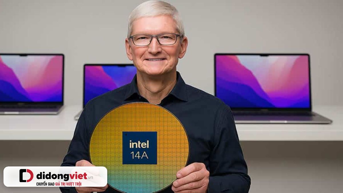 Apple và Intel hợp tác sản xuất chip M-series 14A