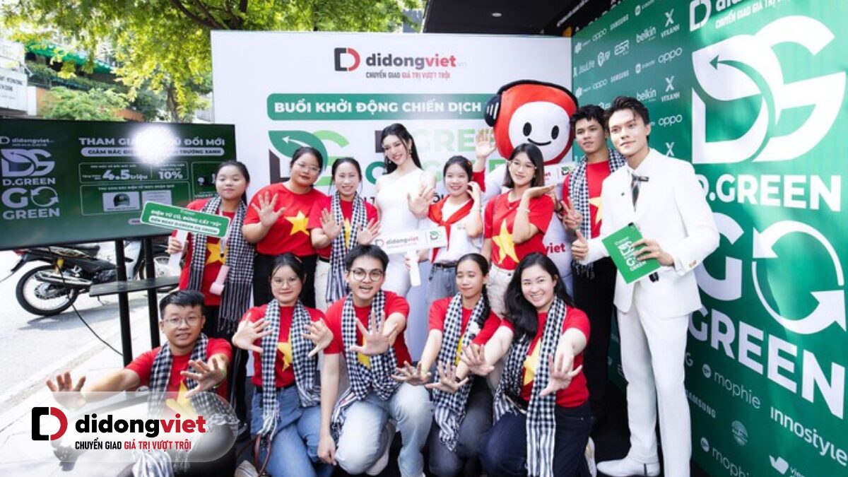 D.Green Go Green tại Di Động Việt: Kéo dài vòng đời công nghệ